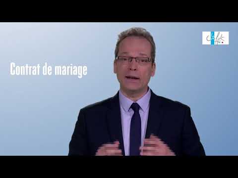 Le régime matrimonial