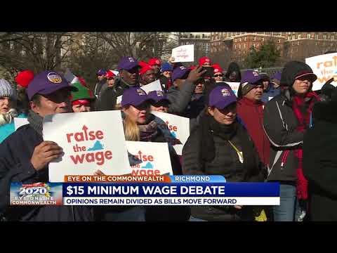 A bill that would raise Virginia's minimum wage is closer to becoming law