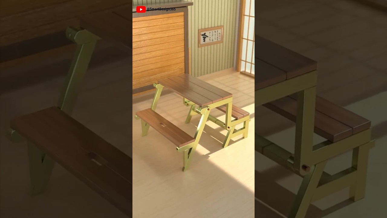 Design Scheme for Solid Wood Folding Stools#solidwoodfurniture #furniture