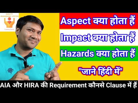 AIA, HIRA, Aspect Impact Analysis, Hazards Identification and Risk Analysis