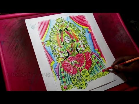 How to Draw Goddess Mariamman Drawing – Milessa Wright