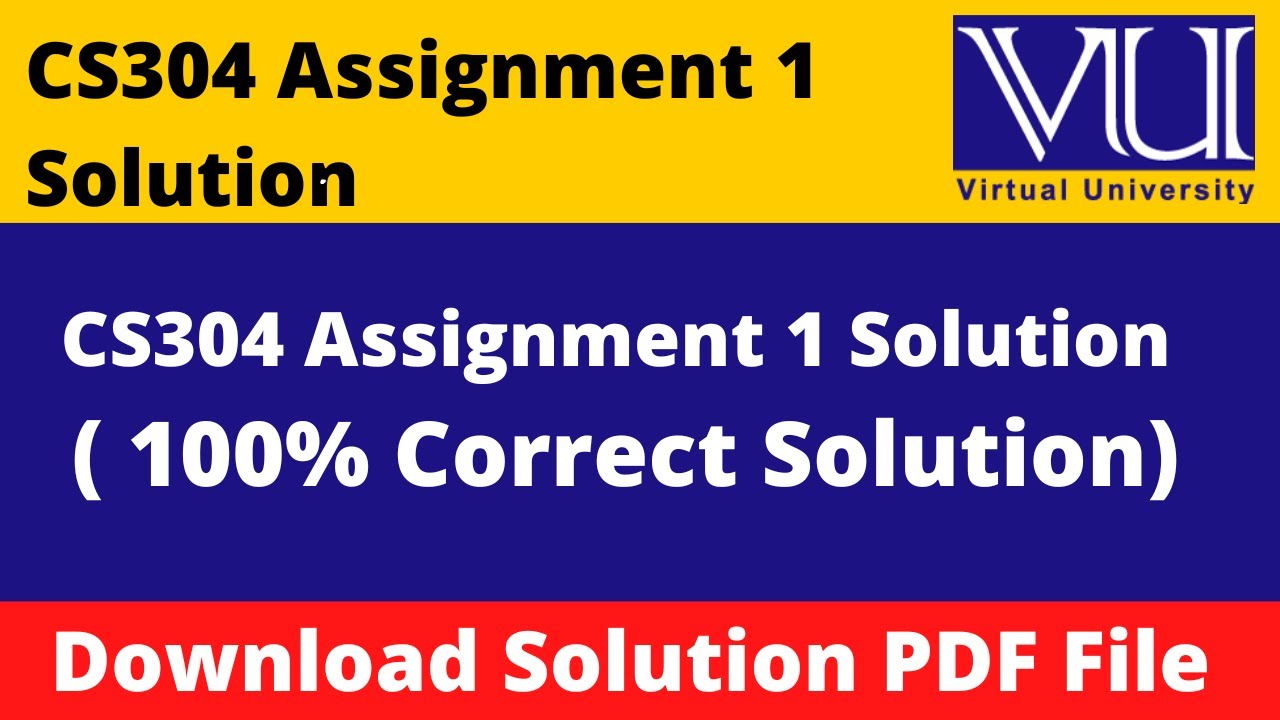 cs304 assignment 1 solution 2023 || Download File in  PDF