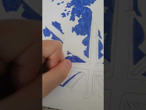 UK flag colouring