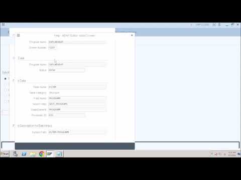 SAP Memory example