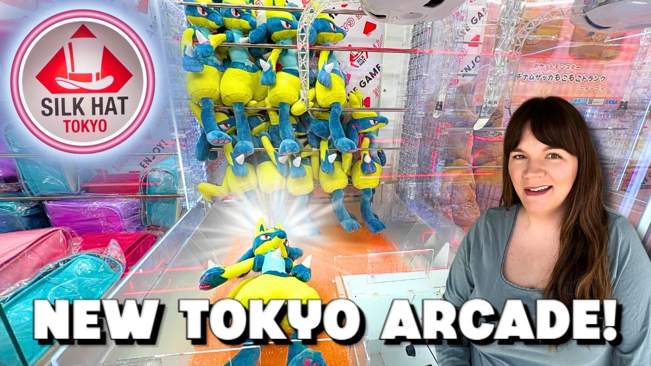 Tokyo's Newest Game Center has AMAZING Prizes! | Silk Hat, Akihabara |
