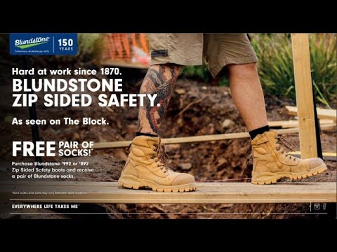 BLUNDSTONE ZIP SIDED SAFETY