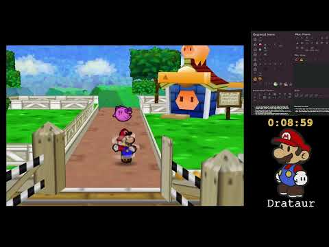 Paper Mario 64 Randomizer Speed-run (No glitches) First Attempt