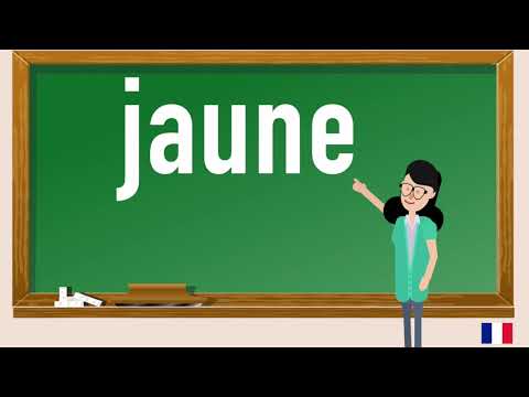 How to pronounce jaune in French