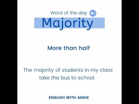 Meaning of "Majority"