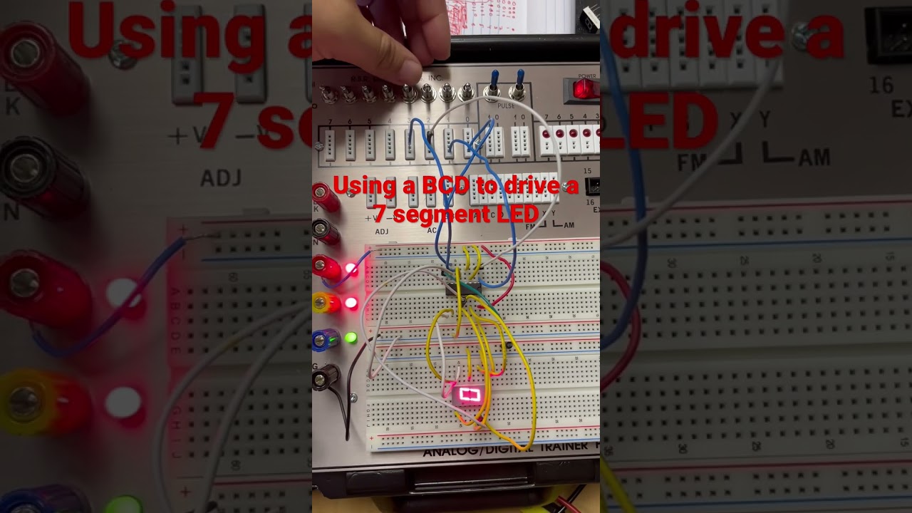 Use a CMOS Binary Coded Decimal (BCD)-to-7 Segment Latch Decoded Driver