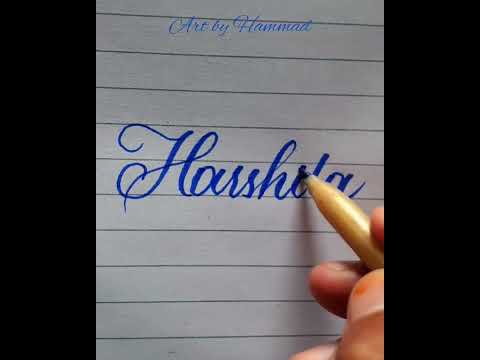 Harshita | Name & Sign | #viral #shorts #trending #art