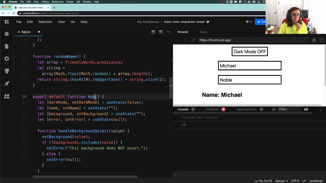 React Workout: Reducers with Cassidy Williams