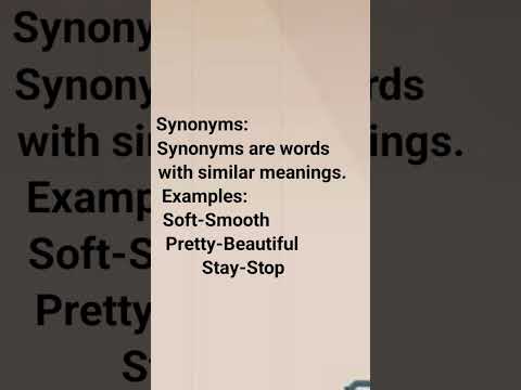 Synonyms and antonyms||Definition||Examples||ytshorts||viralshorts||Test preparation