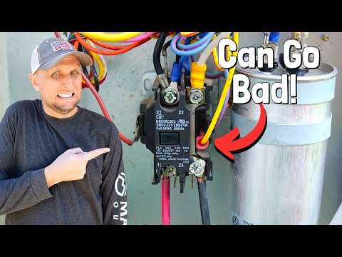 Was Quoted $450. I Fixed It For $19! AC Contactor Testing and Replacement