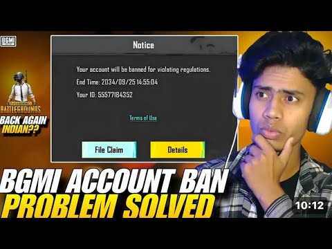 “How to Unban BGMI Account | BGMI ID Unban Trick 2025 | Bgmi 10 Year Ban | BGMI id unban kaise kare”