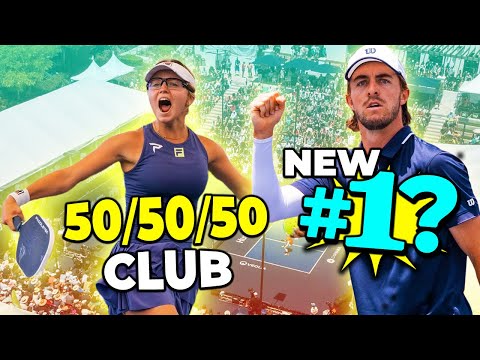 Pickleball’s New #1 Singles Player, Anna Leigh Waters Creates 50/50/50 Club, and Big 4 Men's Dubs