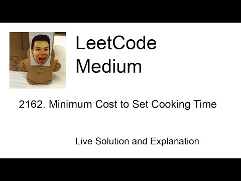2162. Minimum Cost to Set Cooking Time (Leetcode Medium)