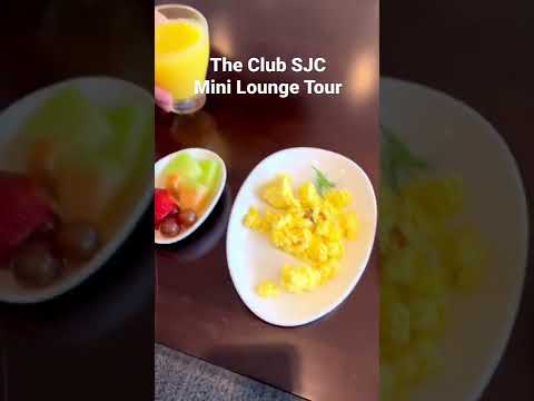 The Club SJC Mini Lounge Tour #fittimetravelers #shorts