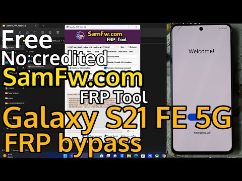 #2023 Samsung s21 FE 5g frp bypass for #samfw.com exchange unlocktool #samsungfrpbypass
