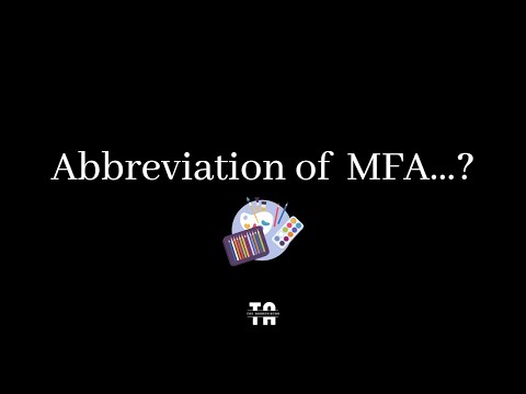 Abbreviation of MFA? | Academic Degrees.