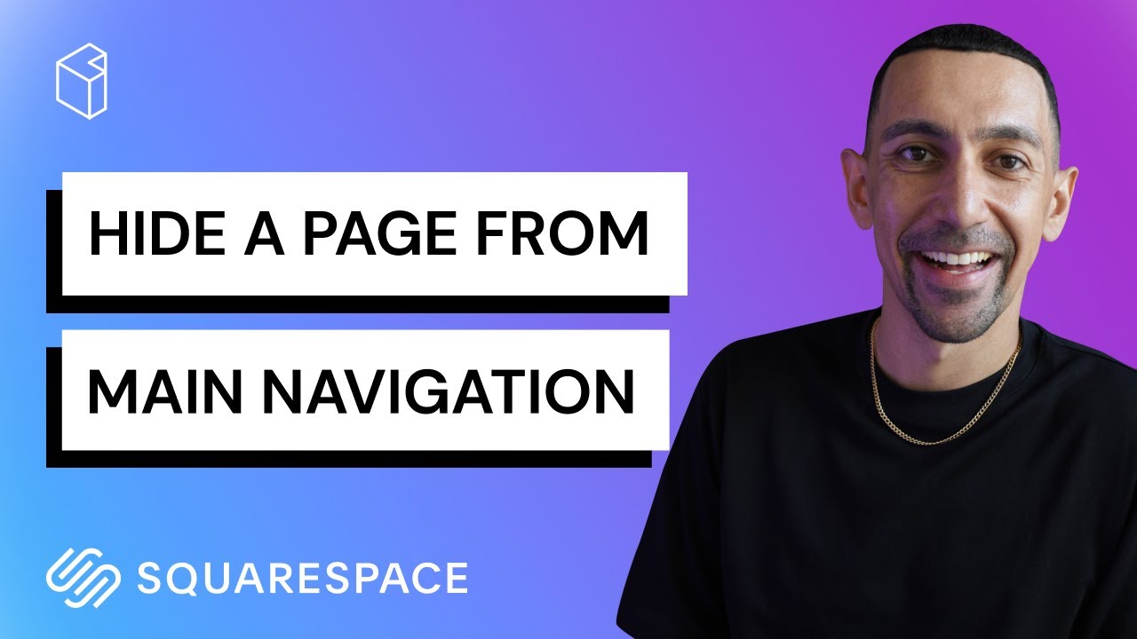 Squarespace How To Hide A Page From Your Navigation