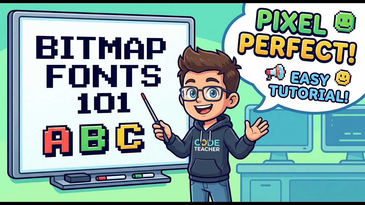 Stop Using Standard Text! 🛑 Master PixiJS Bitmap Fonts