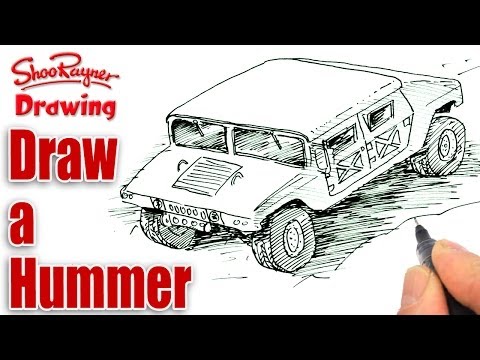 How to draw a Humvee | Shoo Rayner – Children's Author