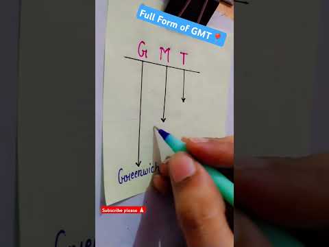 Full Form of GMT | Meaning of GMT | GMT | #shortsfeed #gmt #shorts #fullform #gk #gkshorts #yt #gk