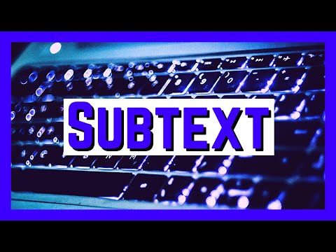 How to Write SUBTEXT