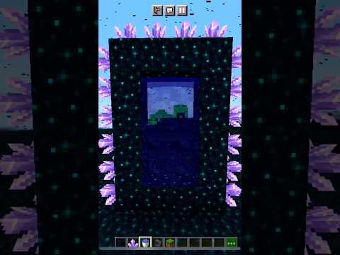 Portal Minecraft #minecraft #nomods #warden #golem #world