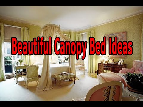 Canopy beds can be a great way to add drama to a bedroom.