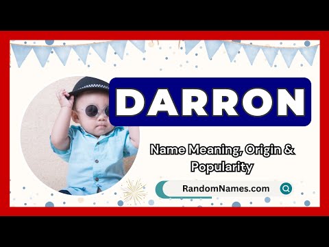 Darron - Baby Boy Name Meaning, Origin & Popularity - RandomNames.com