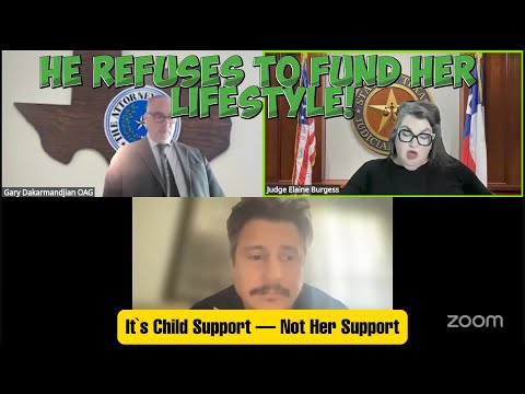 He Refuses to Fund Her Lifestyle! It’s Child Support — Not Her Support