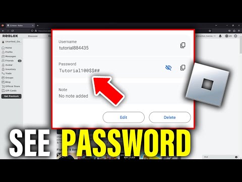 How To See Your Roblox Password 2025 | Check Current Roblox Password