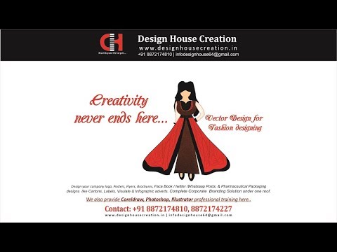 Fashion designing Vector Clip Art in Corel-Draw x7