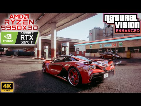 GTA 5: ReShade Preset V8 for NaturalVision Enhanced + Ray Tracing ON vs OFF - Graphics Comparison 4K