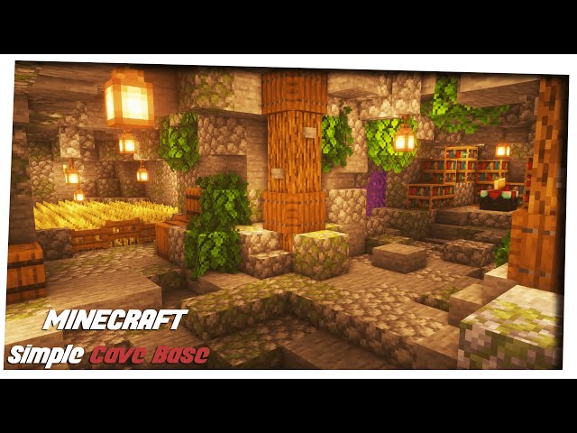 Simple Cave base! Minecraft Map