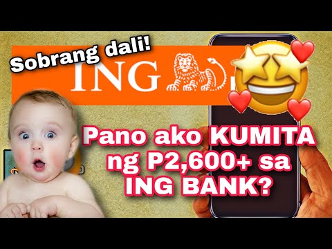 Pano ako kumita ng P2,600+ gamit ang ING bank Application? 2020 | 3X Savings Promo 8 Negosyo Manila