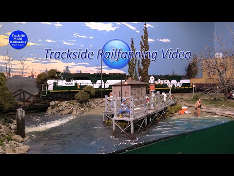 Big Canadian Trains on the Winter Valley Regional Railway in 1:29 Scale