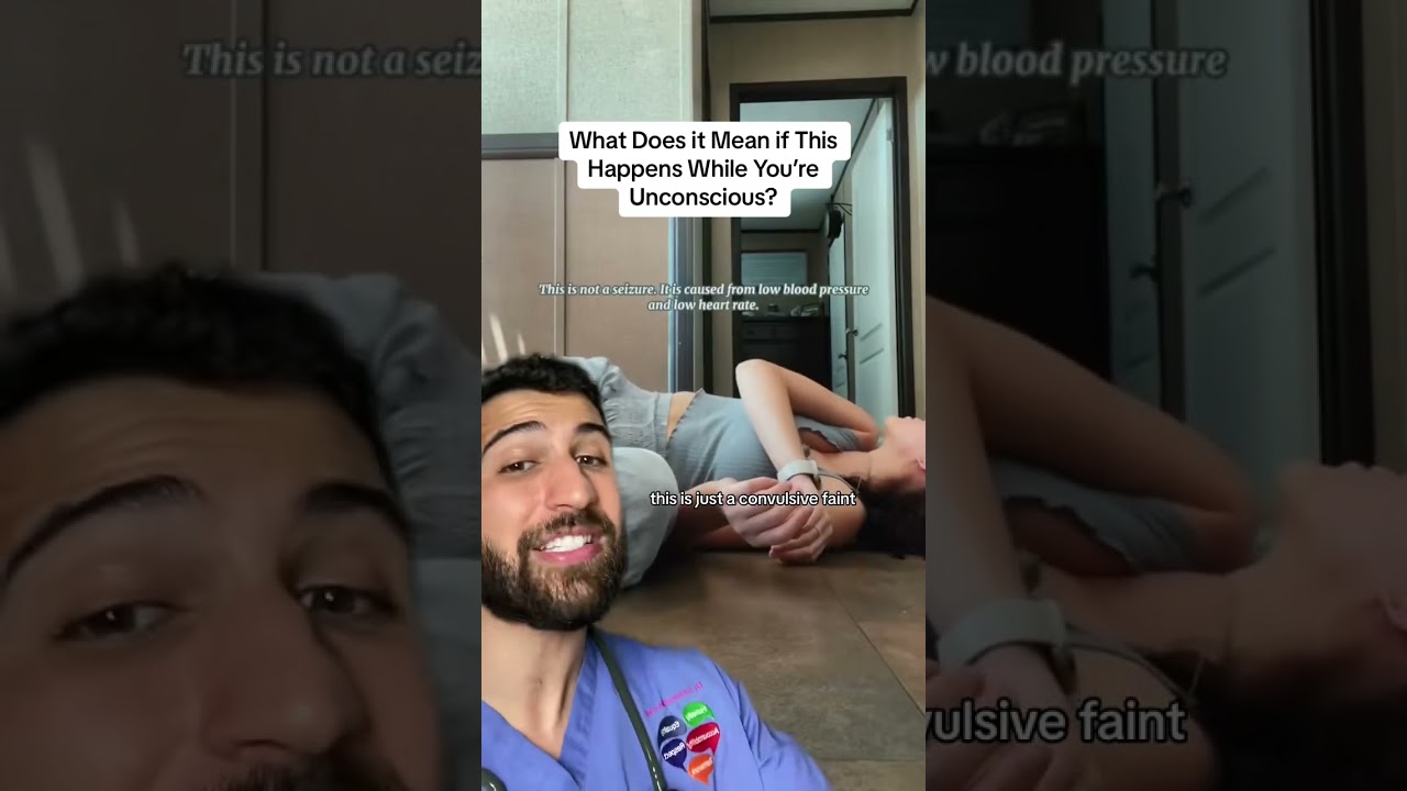 What Does it Mean if This Happens While You’re Unconscious? #fainting Convulsive syncope, also known