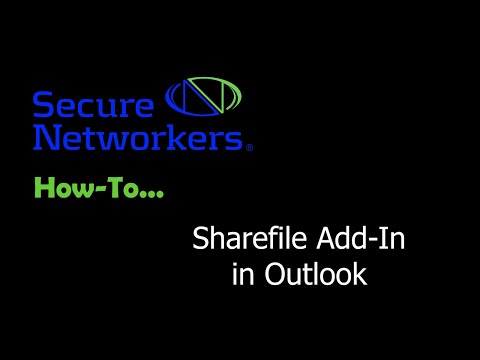 HOW TO Set up MS Outlook for Citrix ShareFile Add in