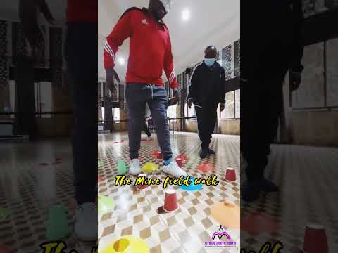 #Minefield Team Building | Games to Improve #Communication #trust #teambuilding #Indoor #fun #Kenya