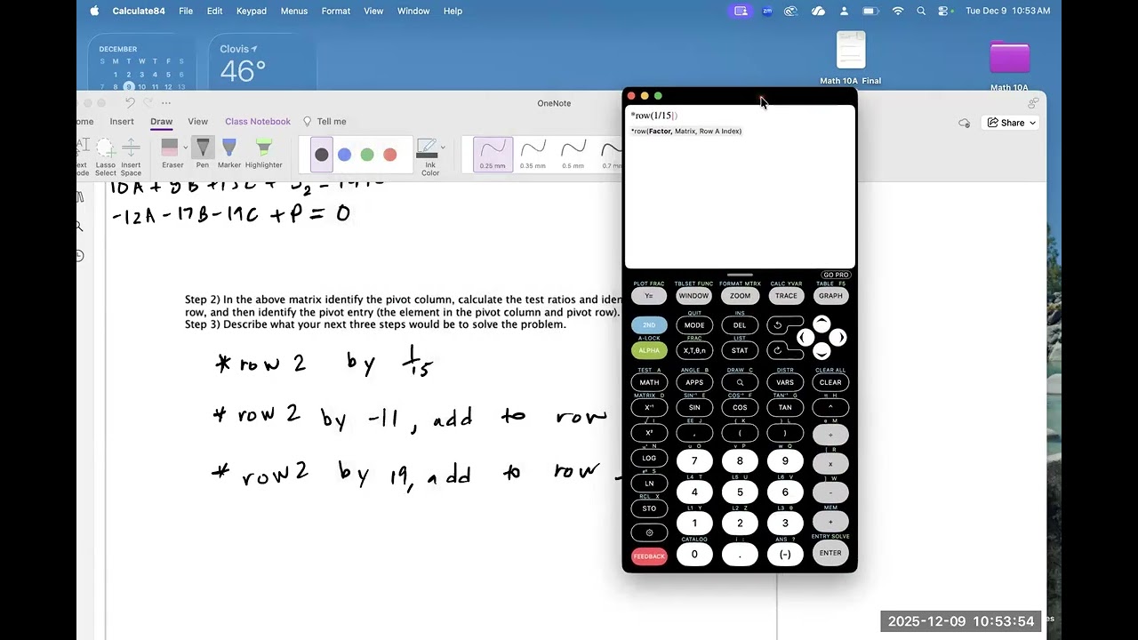 How to solve a linear programming problem using the Simplex Method.