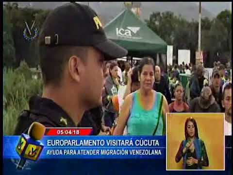 Europarlamento enviará misión a Cúcuta para atender migración venezolana