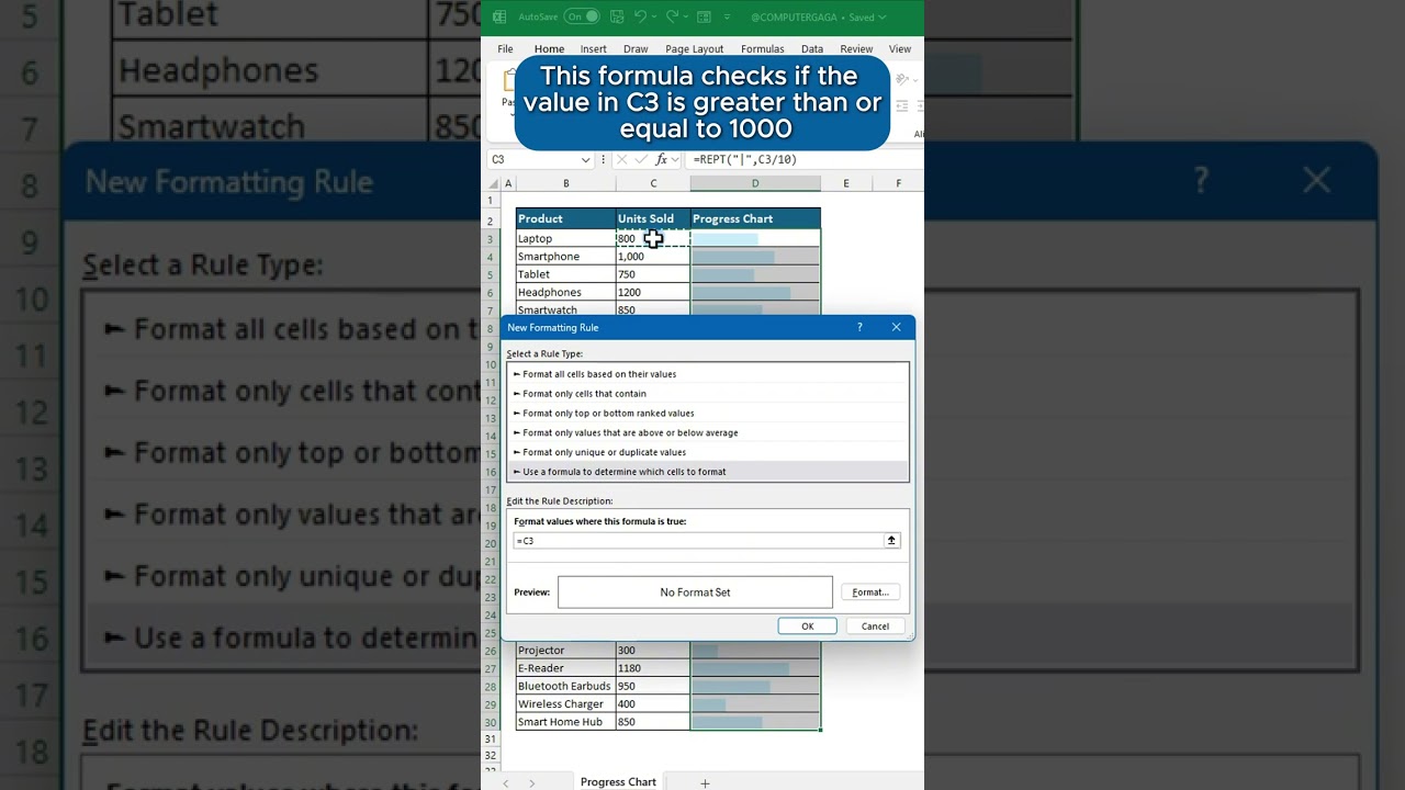 Excel: Create Eye-Catching Bar Charts with Ease