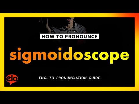 How To Pronounce sigmoidoscope | Pronunciation Guide (Human Voice) - How To Say