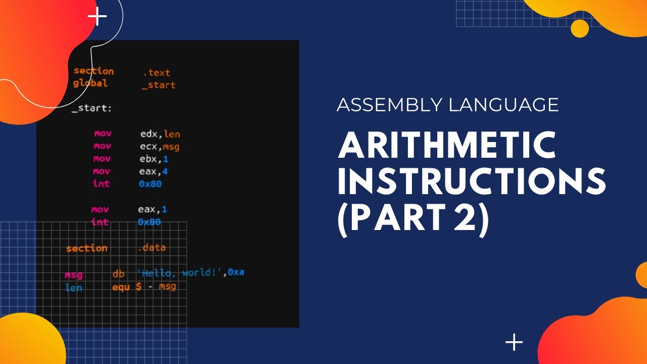 Arithmetic Instructions - Part 2