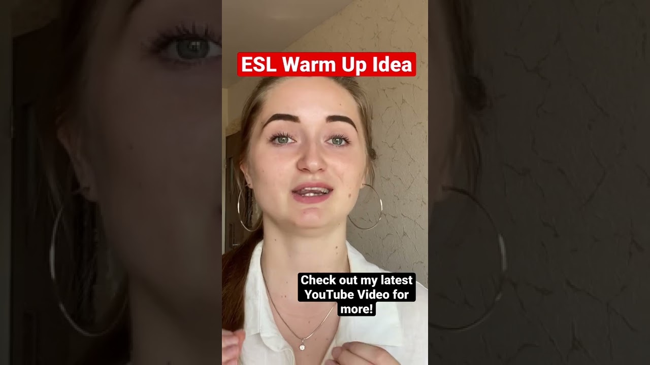 ESL Warm Up Activity | ESL Tutors Academy with Lily