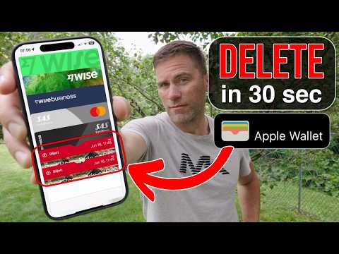 How to DELETE Old Tickets from Apple Wallet in 30 Seconds!