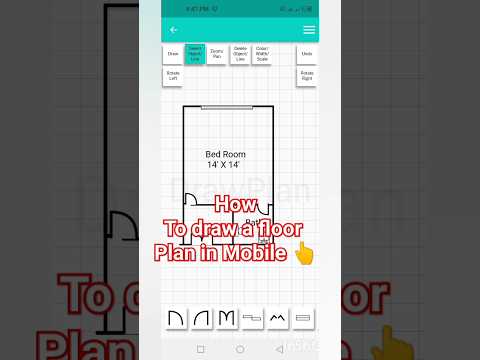 How to Draw a Floor plan in Mobile FREE | #floorplan #plot #homedesign #subscribe 👇❣️